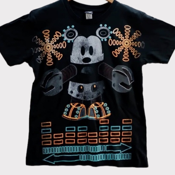 Disney | Tops | Studio 28 By Disney Mickey Mouse Robot Tee | Poshmark